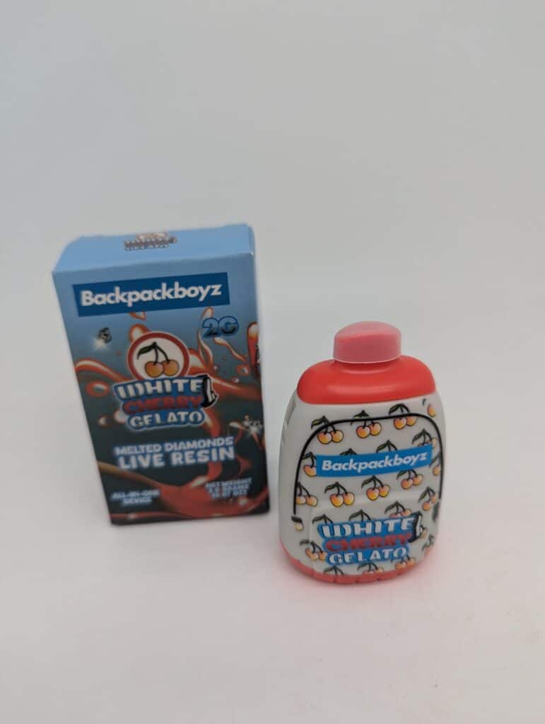 Backpackboyz White Cherry Gelato 2 Grams - 9Ines Disposable vape